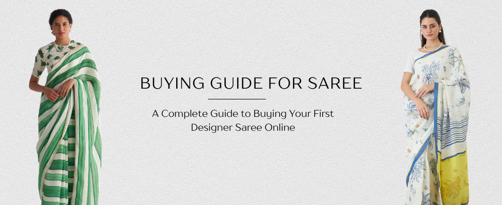 Buying Guide Your First Designer Saree Online by Shivani Bhargava